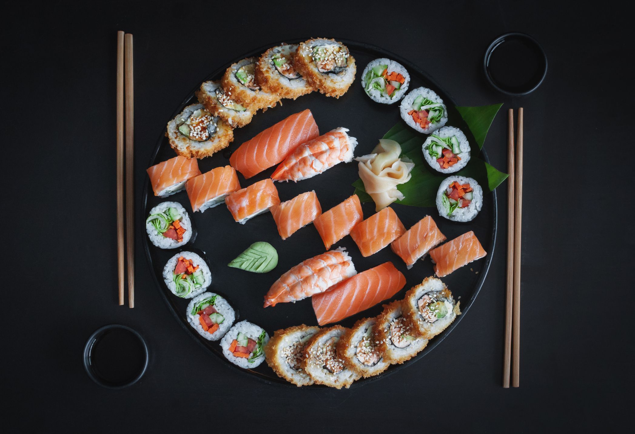 Take away fra Sami Sushi & Wok i Oslo med foodora-levering, meny
