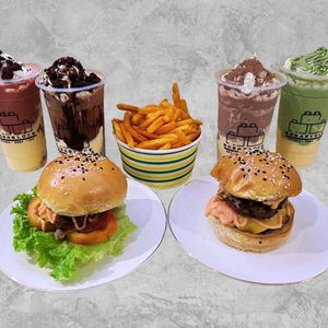 Boba Block Milktea & Burgers - Mv Delos Santos delivery in Manila| Food ...