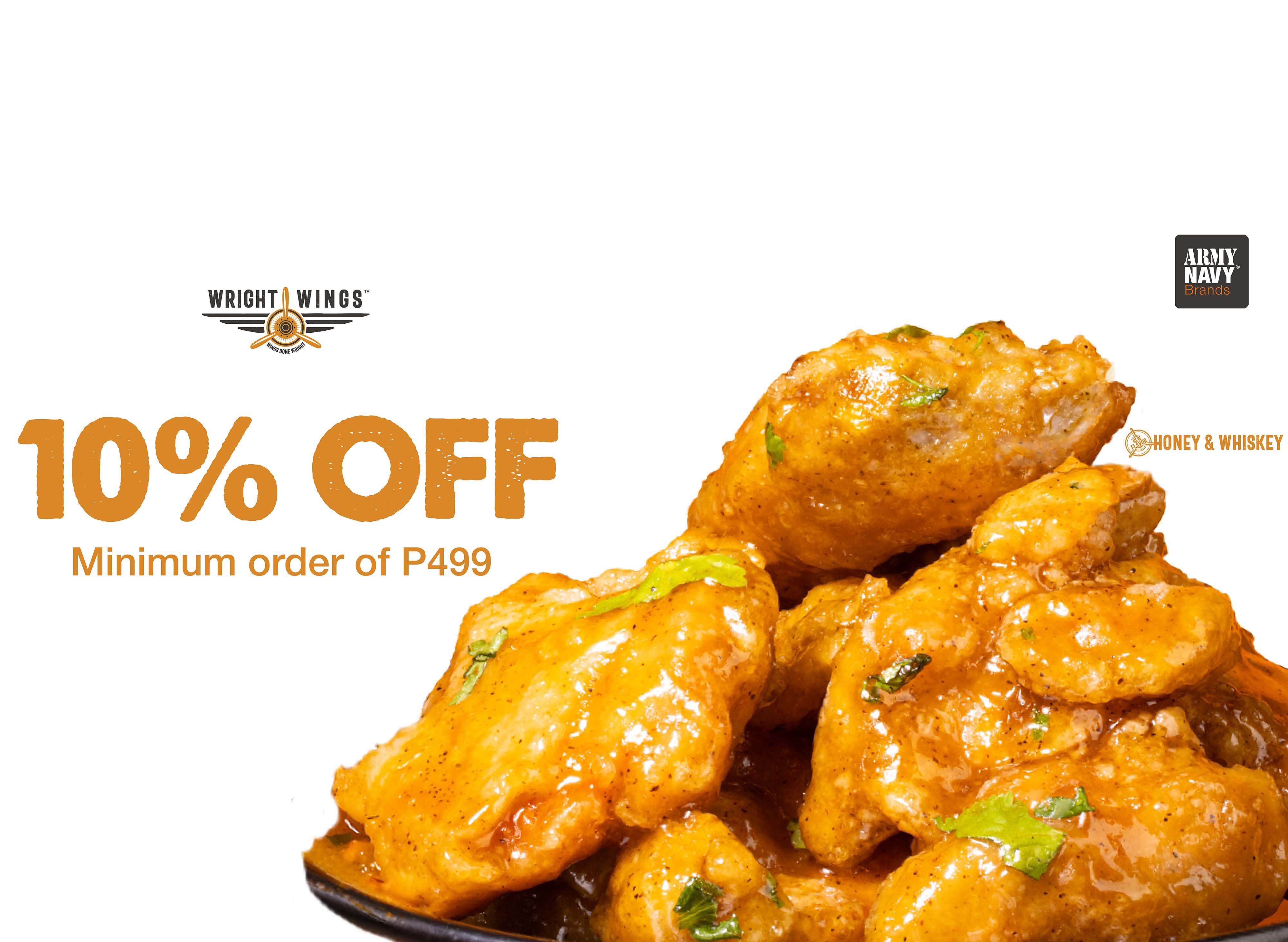 Wright Wings by Army Navy - Scape Menu, Price | Food Delivery Pasay ...