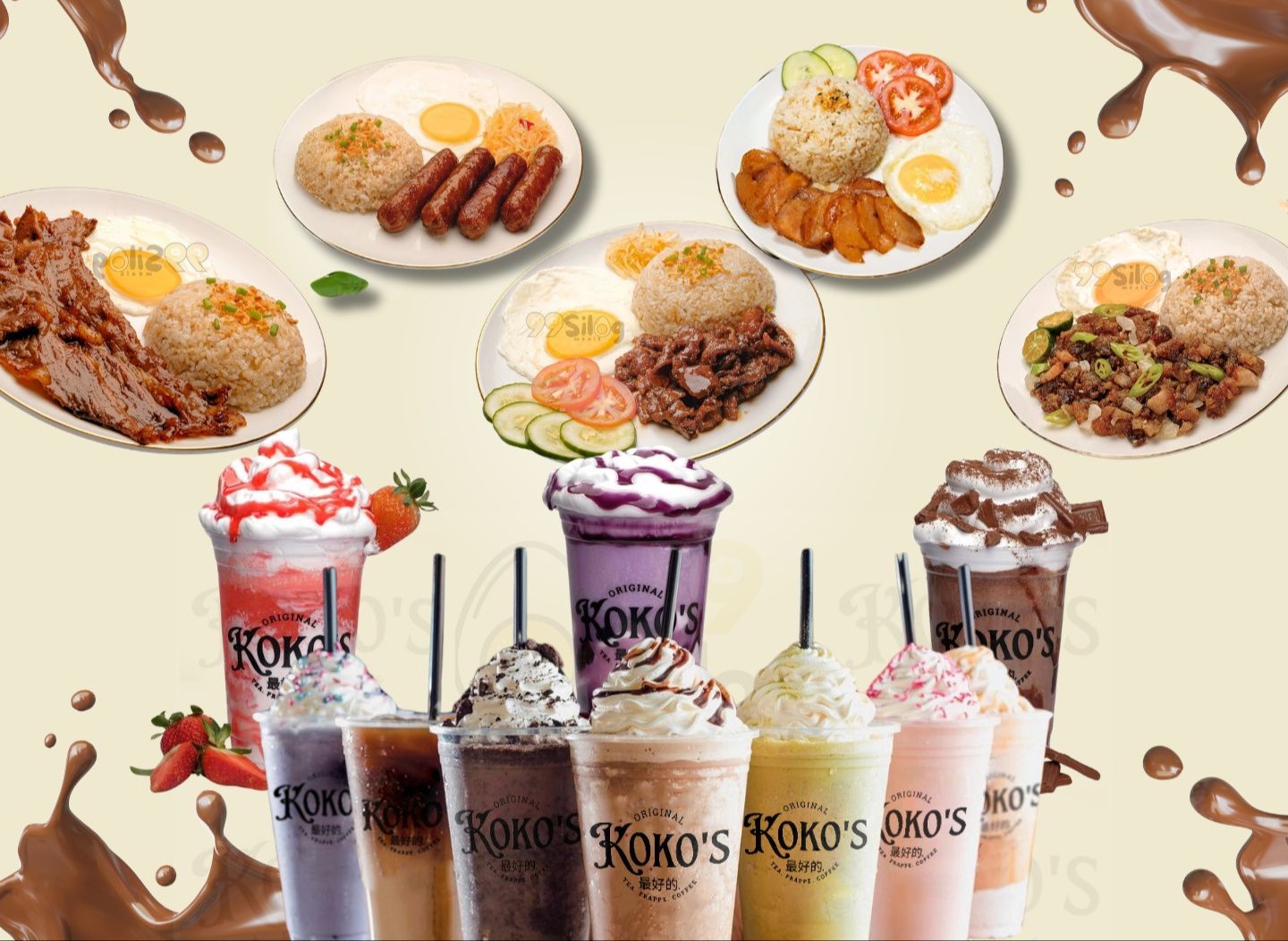 Original Koko's Milk Tea - 99Silog Lecheria Menu, Price | Food Delivery ...