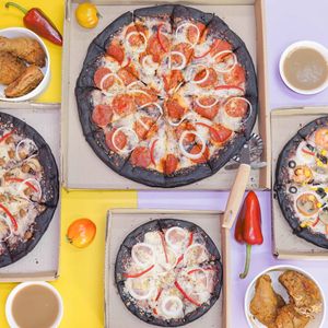 The Black Pizza - Xavierville Avenue Menu, Price | Food Delivery Quezon ...