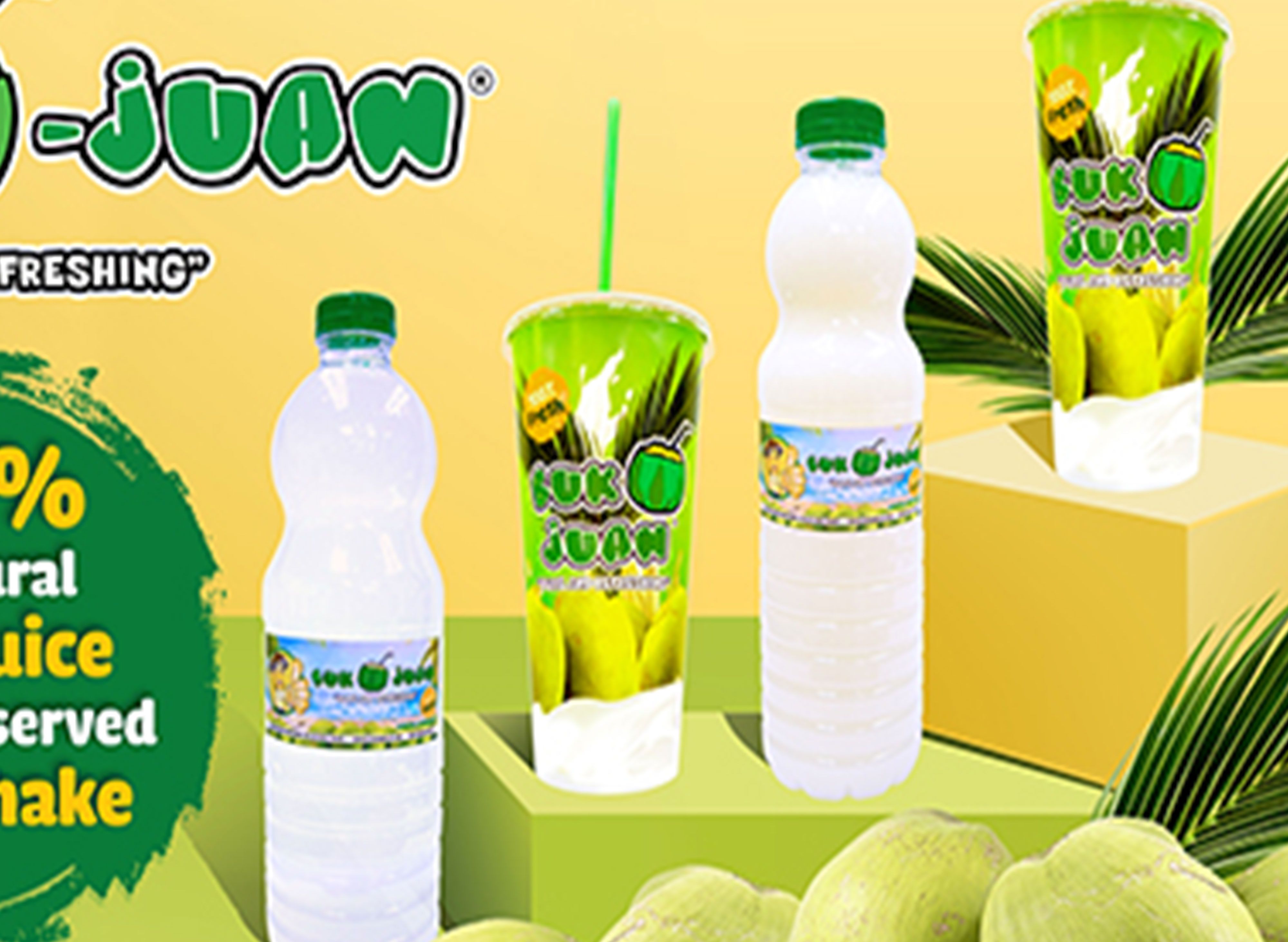 Buko Juan Logo Juan's Milky Buko Pandan Premium Flavored Milk Powder