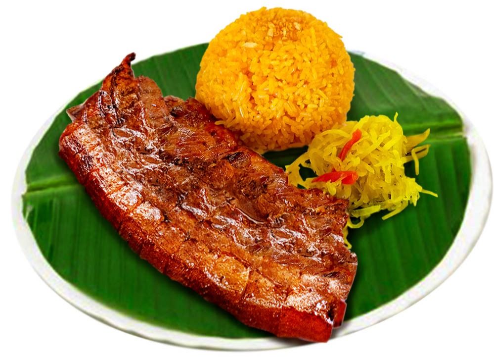 Inihaw Na Pusit With Rice