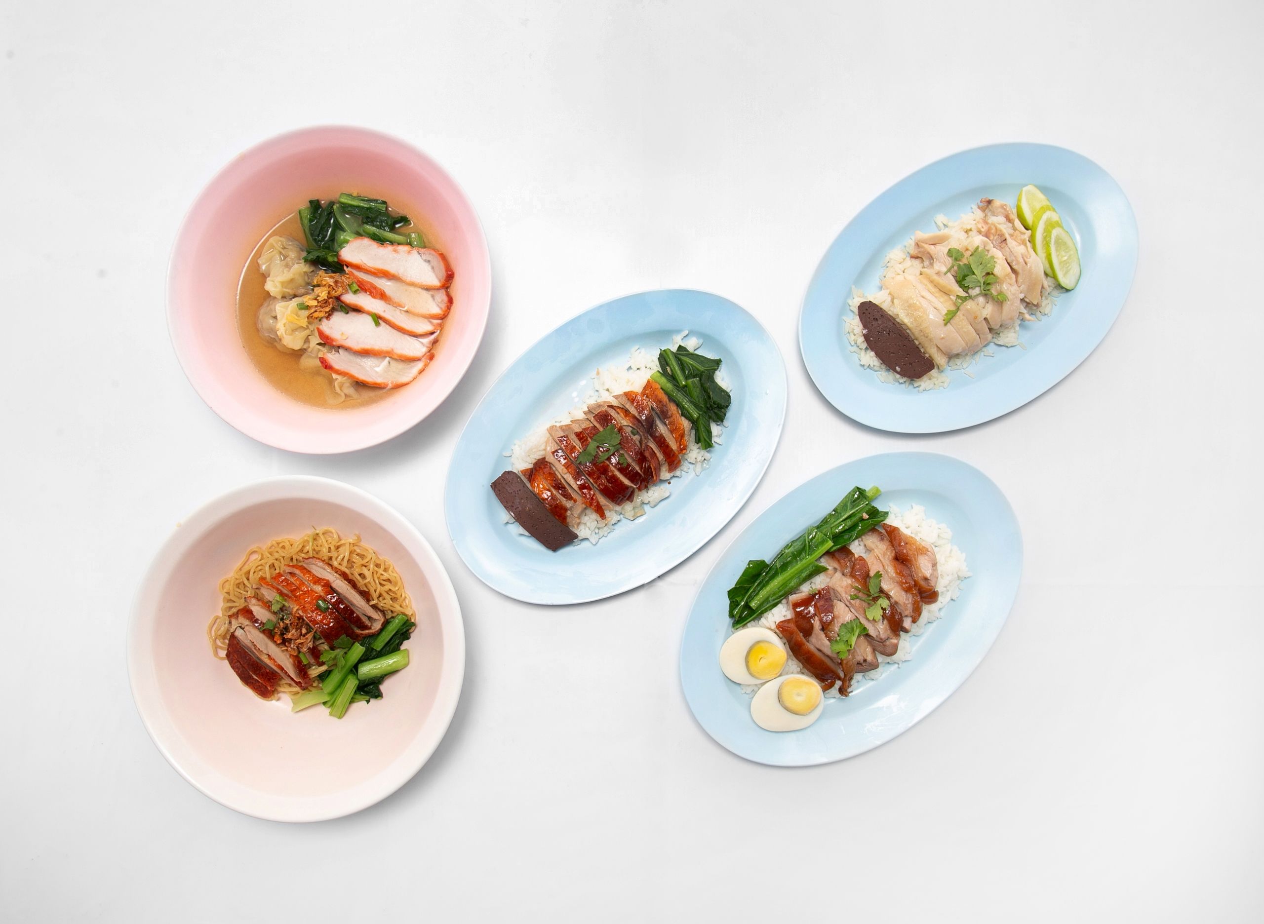 Bami Pet Yang Khao Kha Mu Khao Man Kai Rung Sin delivery near you in ...