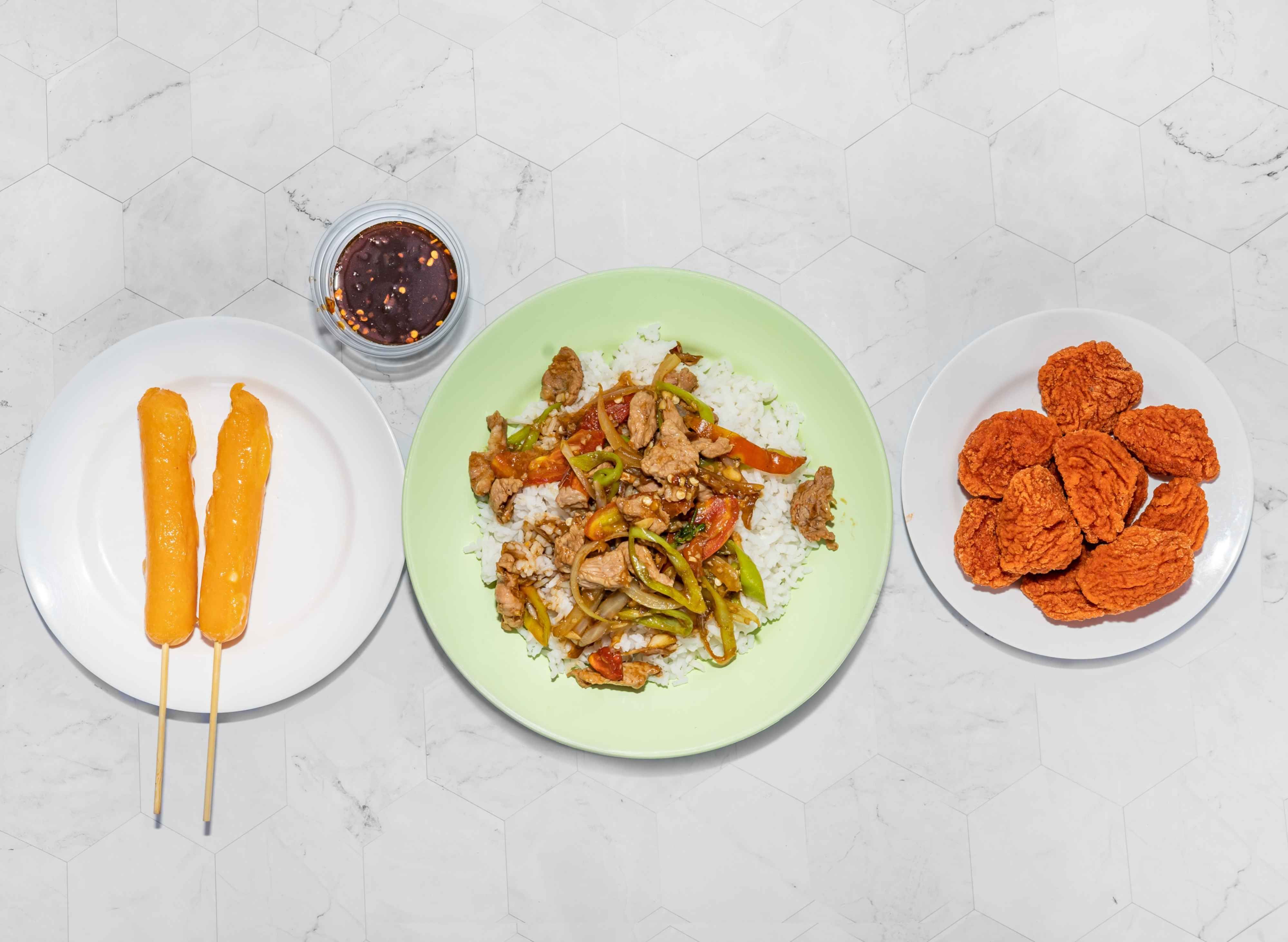 Arhan Tam Sang Jae Pat Pla Muek Yang Look Chin Tod Nam Jim Ros Det ...