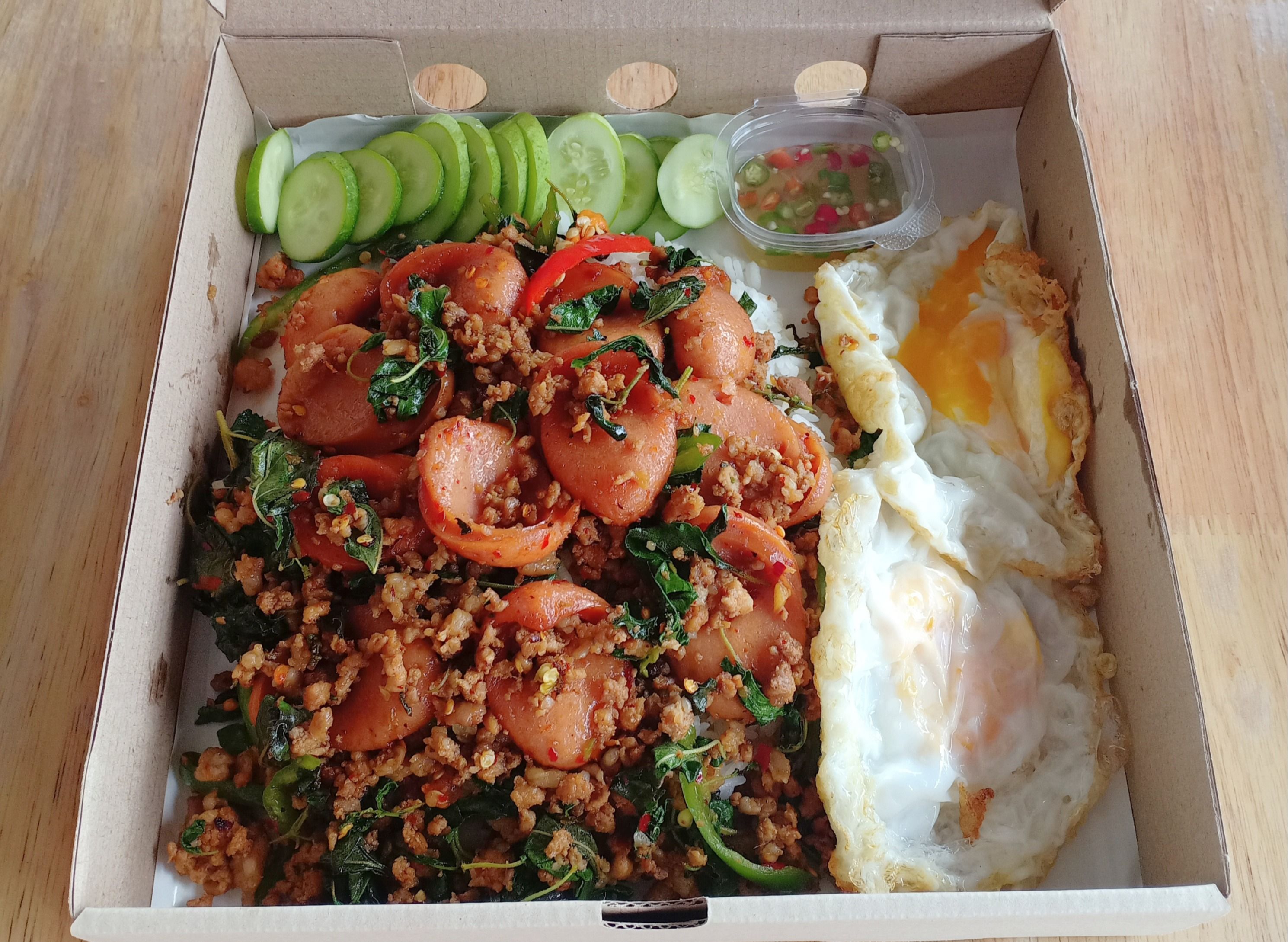 สั่งกะเพราถาด (จอมบึง)ใกล้บ้านคุณในRatchaburi | foodpanda