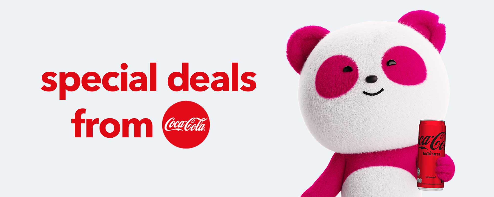 Coke x foodpanda partnership promotion