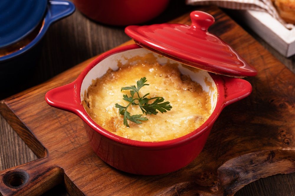 Cheesy Baked Rice Recipe: order the missing ingredients