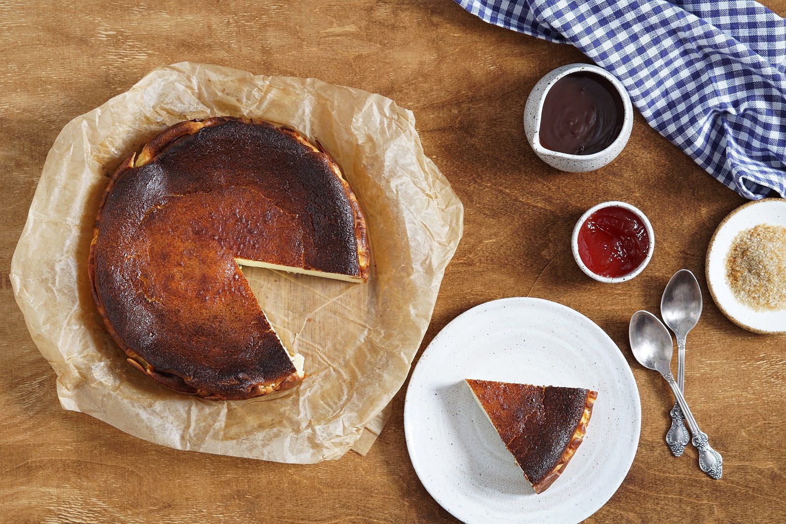 Oven-Baked Basque Burnt Cheesecake Recipe