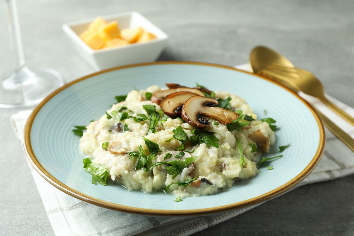 Creamy Mushroom Risotto Recipe ~ order the missing ingredients