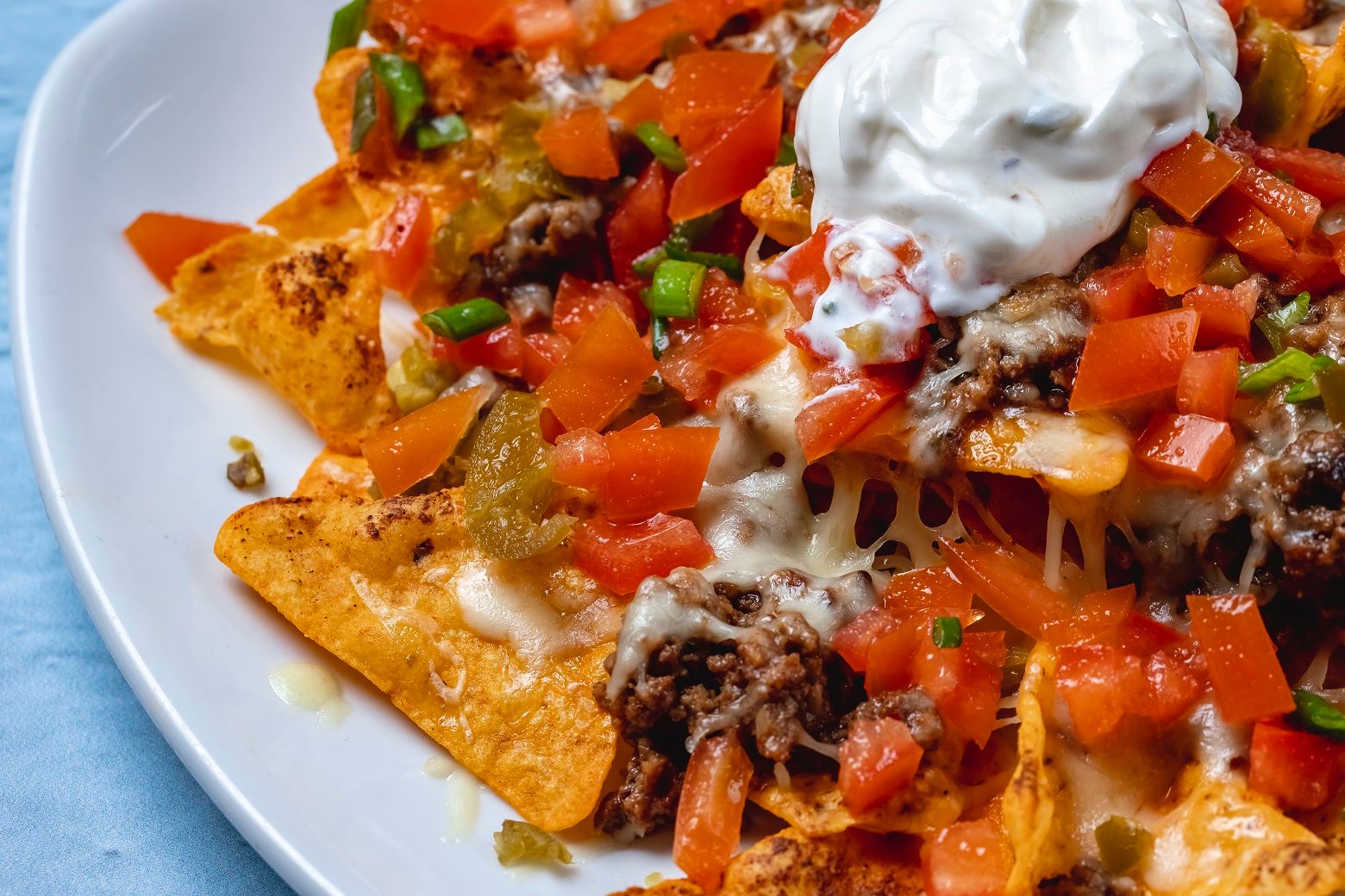 Baked Loaded Nachos Recipe ~ order the ingredients