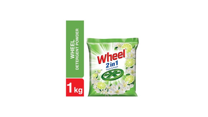 Wheel Washing (Detergent) Powder 2in1 Clean & Fresh 1Kg delivery in ...