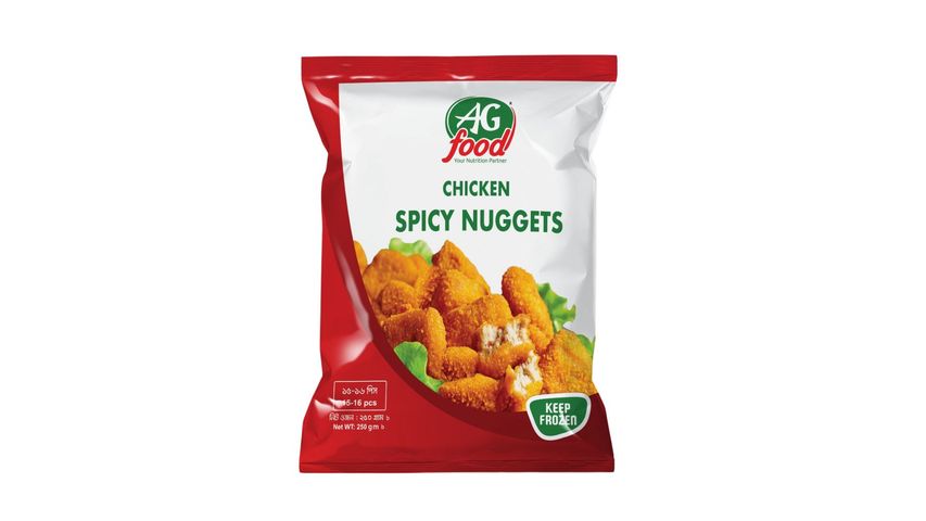 AG Food Chicken Spicy Nuggets 12 Pieces delivery in Bangladesh | foodpanda