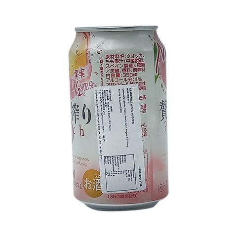 Asahi - Luxury Squeezing Peach Chu-Hi Alc. 4% 350ml [Parallel Import ...
