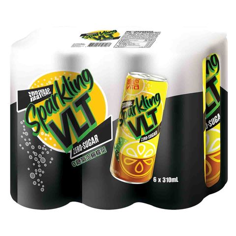 Vita Zero-Sugar Sparkling Lemon Tea Drink 6 Cans x 310ml delivery in Hong Kong | foodpanda