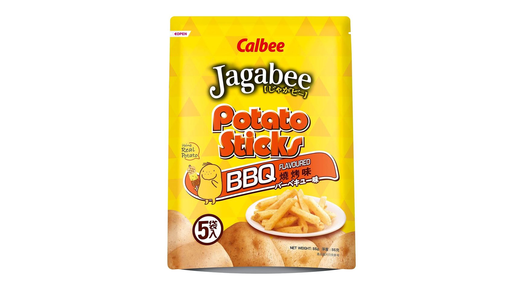 Calbee - Jagabee Potato Sticks (BBQ Flavoured) Standing Pouch 85g delivery in Hong Kong | foodpanda