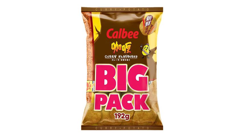 Calbee Curry Flavoured Potato Chips (Big Pack) 192g delivery in Hong ...