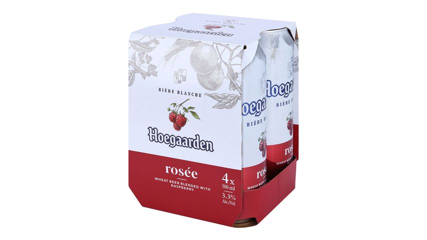 Hoegaarden Rosée King Can Beer 500ml x4 delivery in Hong Kong | foodpanda