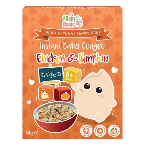 Baby Basic Instant Me-Me Congee (Pumpkin - Chicken) 2 x 150g delivery ...