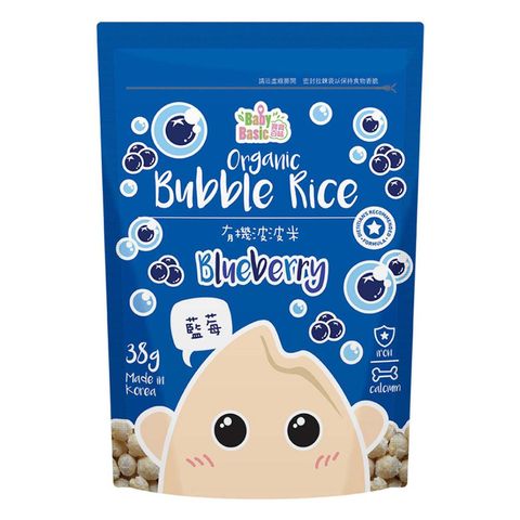 Baby Basic Organic Bubble Rice (Blueberry) 38g delivery in Hong Kong ...