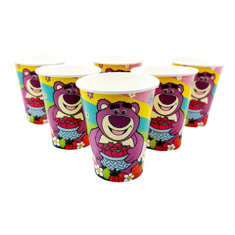 Disney Lotso Paper Cups 9oz 6 Pieces delivery in Hong Kong | foodpanda