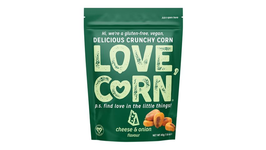 Love Corn Premium Crunchy Corn (Cheese & Onion) 45g delivery in Hong ...