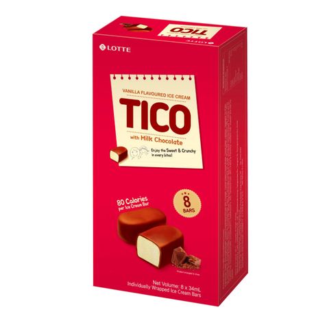 Lotte Milk Mini Ice Cream Bars 8 x 34ml delivery in Hong Kong | foodpanda