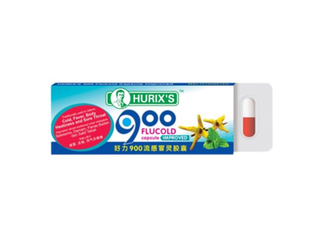 Buy Hurix's 900 Flucold Improved 9 Capsules from Pandamart(Cheras ...