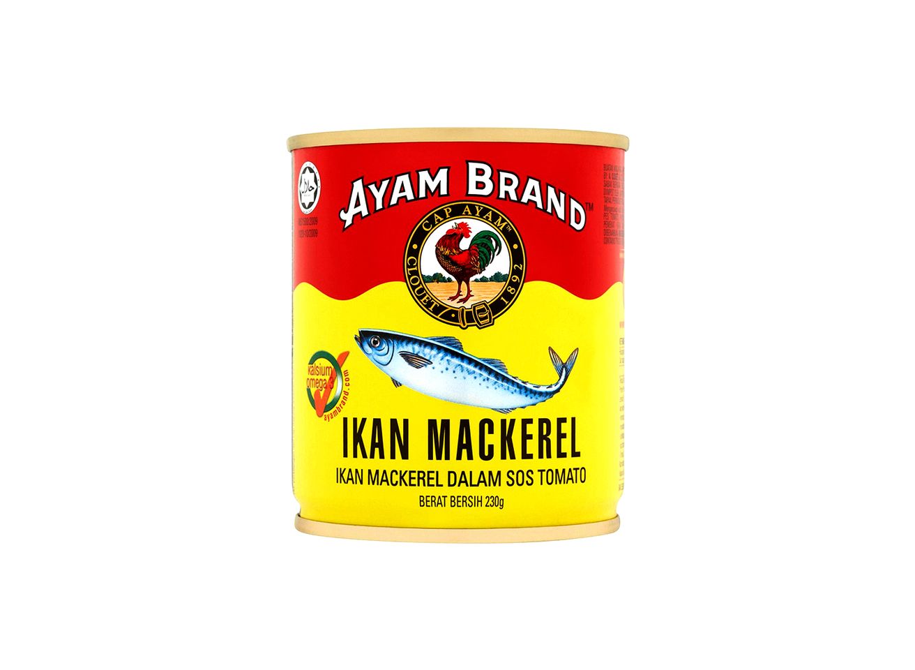 Ayam Brand Ikan Mackerel in Tomato Sauce 230g delivery near you | foodpanda Malaysia