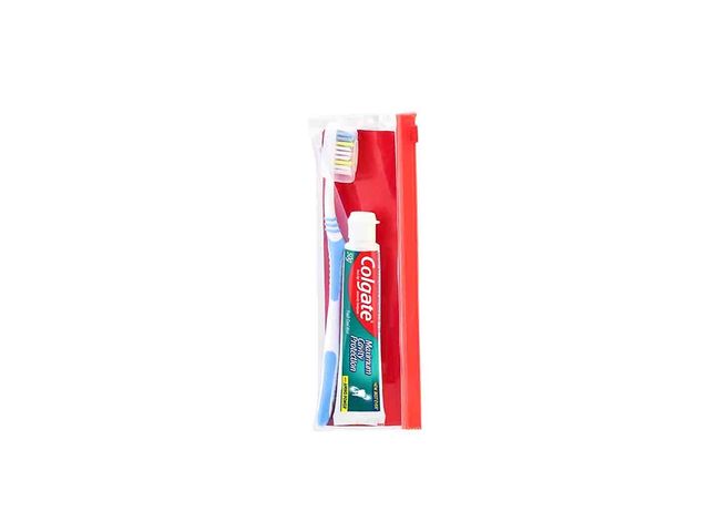 Colgate Travel Kit 1 Piece Extra Clean Toothbrush Maximum Cavity ...