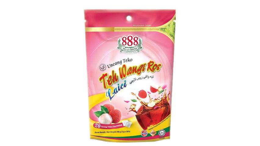 888 Teh Potbag Wangi Rose Berperisa Laici 20pcs x 40g delivery near you ...