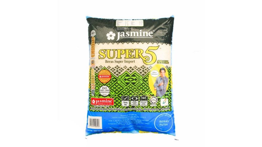 Jasmine Super 5 Import Rice 1kg delivery near you | foodpanda Malaysia