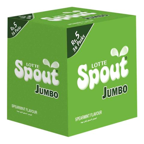 Kolson Lotte Spout Spearmint Jumbo (Rs 5) 1 Box delivery near you ...