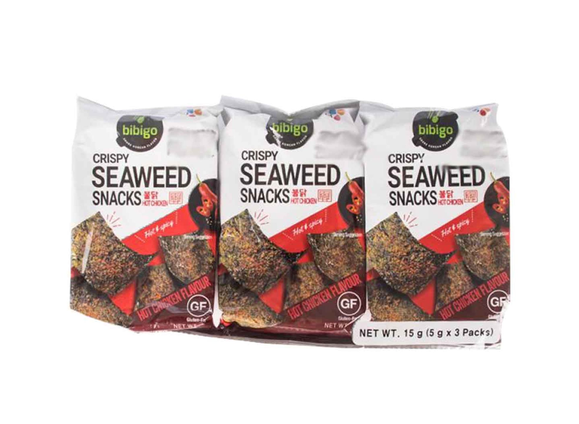 CJ Bibigo Crispy Seaweed Snacks Hot Chicken 3pcs x 5g delivery near you ...