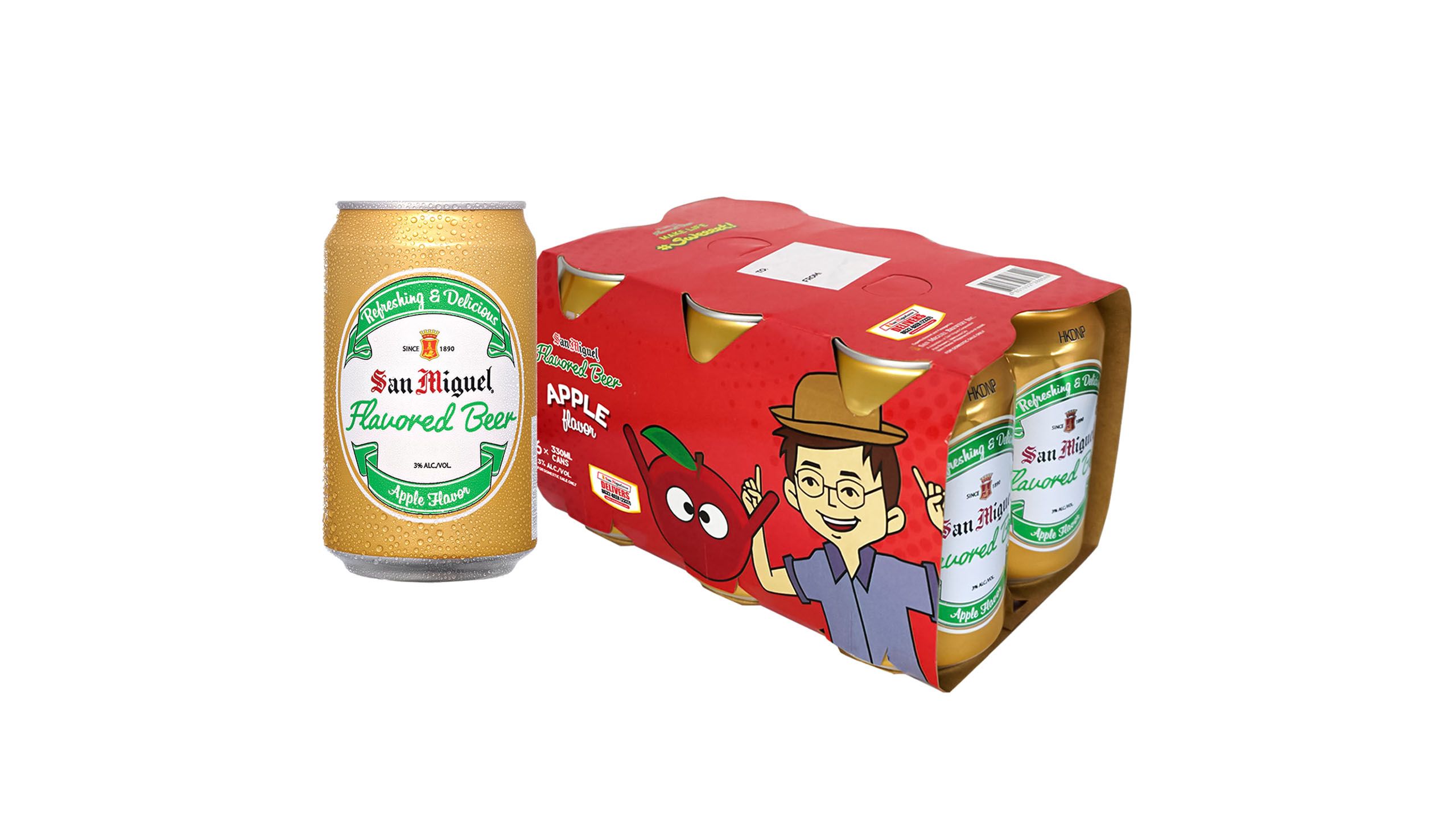 San Miguel Apple Flavored Beer Can 6 x 330ml delivery in the ...