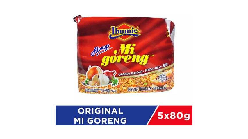 Ibumie Always Original Mi Goreng Instant Noodle 5s x 80g delivery near ...