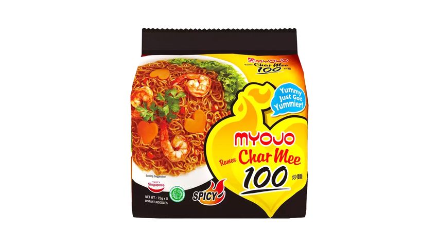 Myojo Dry Instant Noodles Ramen Char Mee (Halal) 5pcs x 75g delivery near you in Singapore ...