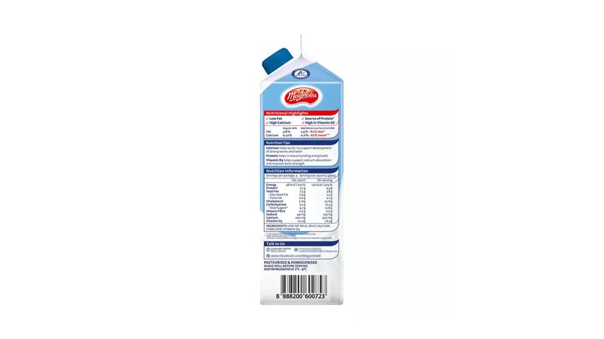 Magnolia Low Fat Fresh Milk 946ml delivery near you in Singapore ...
