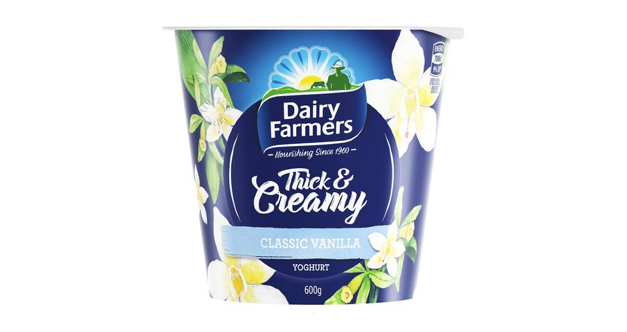 Dairy Farmers Thick And Creamy Vanilla Yoghurt 600g delivery near you ...