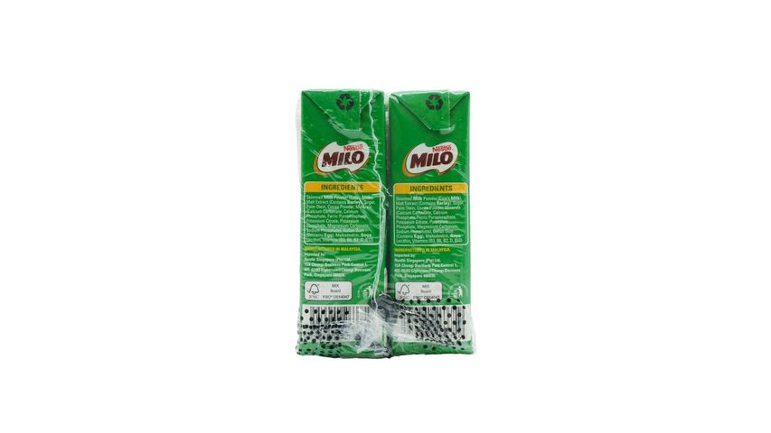 Milo UHT 50% Less Sugar Chocolate Malted Milk Pack 6s x 200ml delivery ...