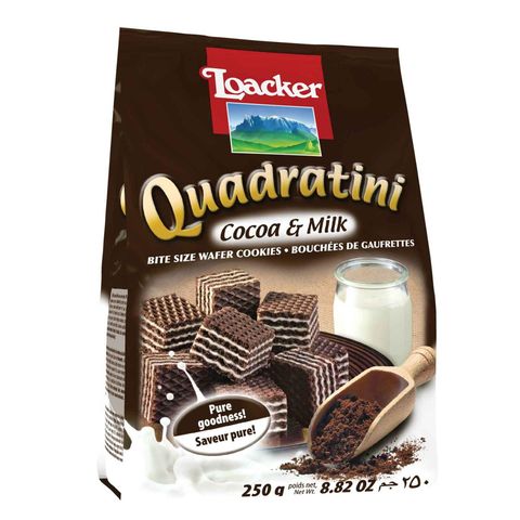 Loacker Quadratini Cocoa & Milk Wafer 250g delivery near you ...