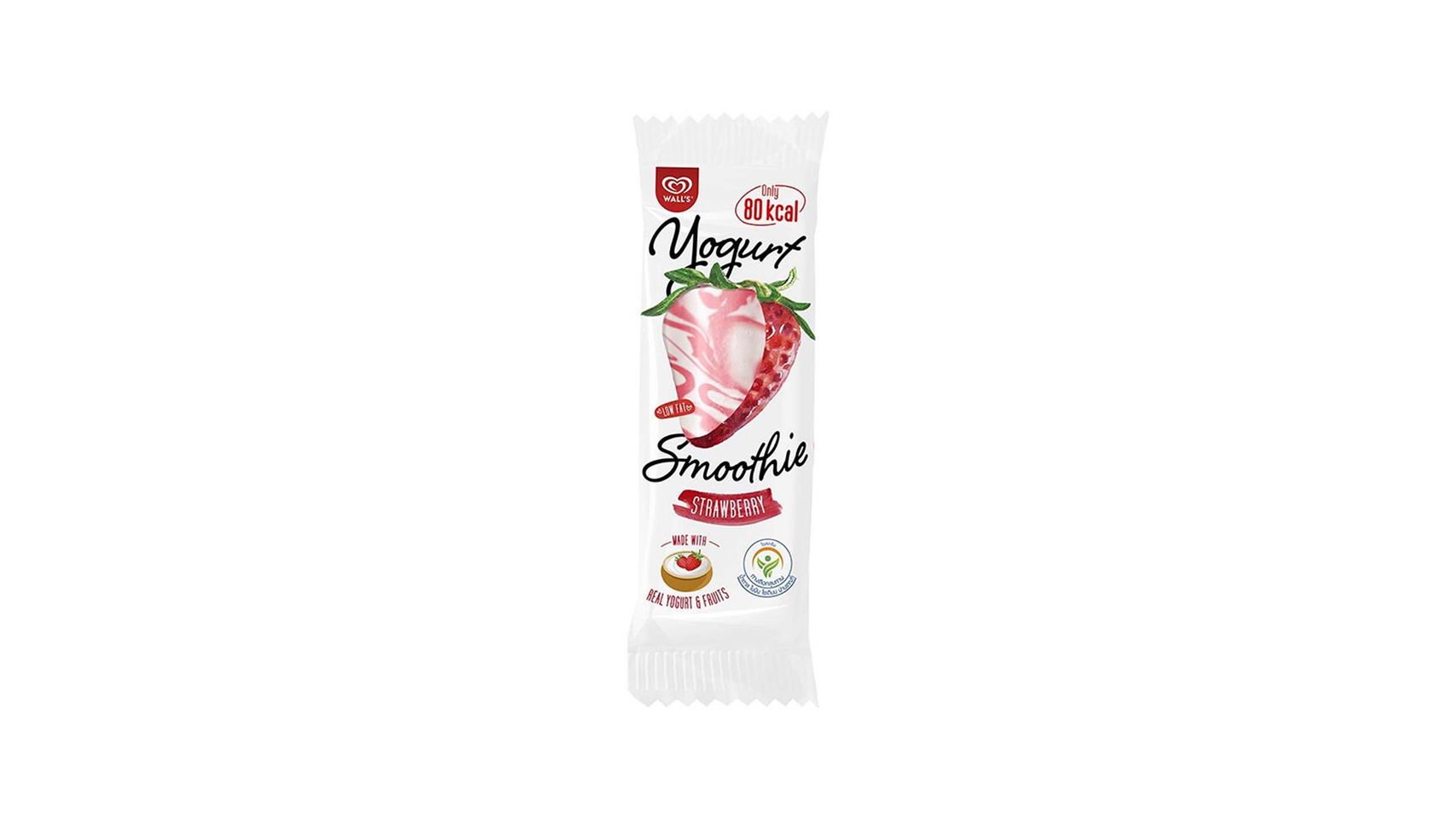 Wall's Strawberry Smoothie Yogurt Ice Cream Stick 60g delivery near you ...