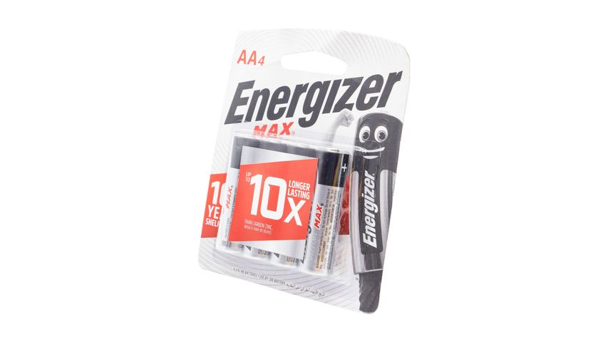 Energizer Alkaline Battery Max E91 Aa White Pack 4 delivery near you ...