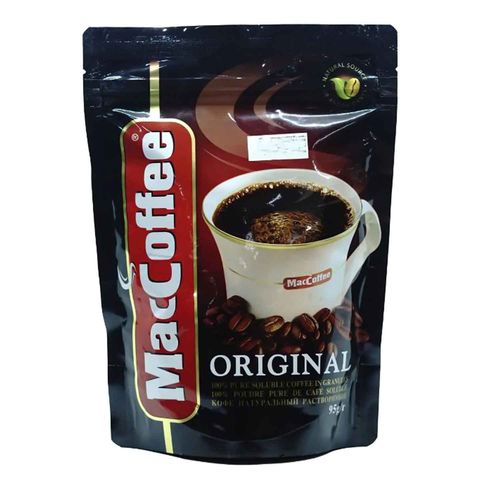 Maccoffee Original 100% Pure Soluble Coffee in Granules 95g delivery in ...