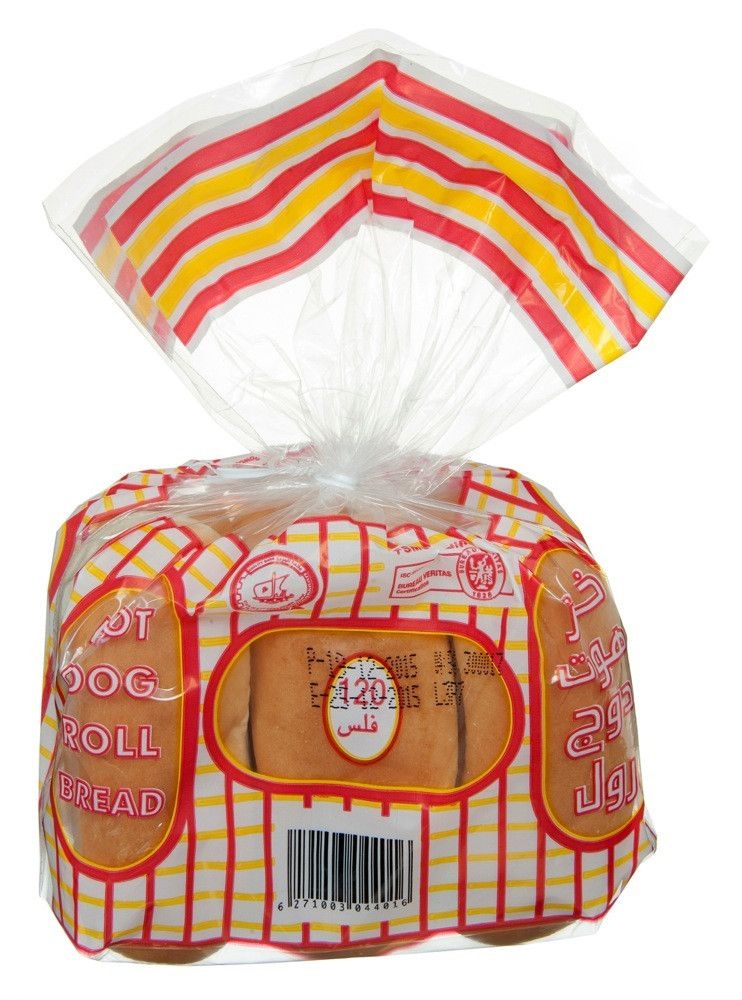 Buy KFM White Hot Dog Roll Bread Small, 6 Pieces Online in Kuwait ...