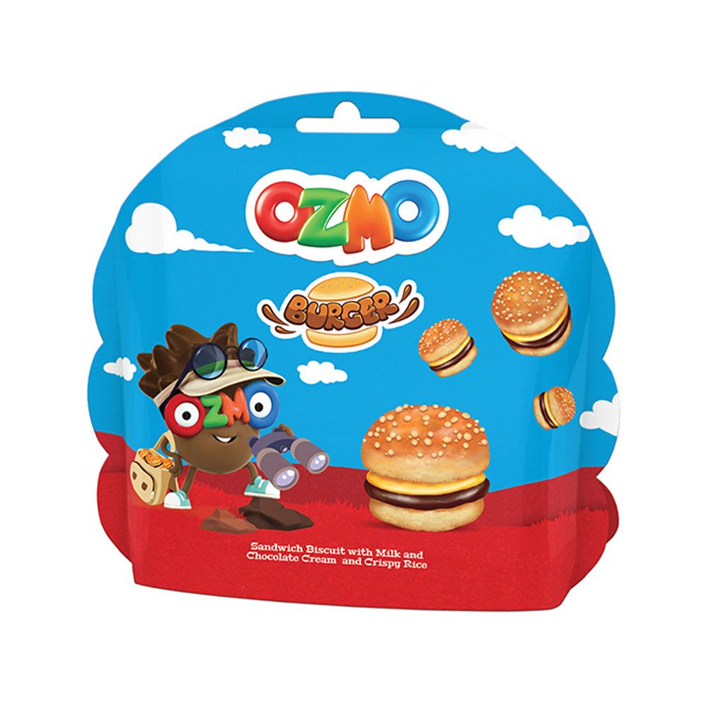 Buy Ozmo Milk Biscuit Burger Sandwich, 40g Online in Jordan | Talabat ...