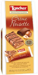 Buy Loacker Creme Noisette Wafer Chocolate, 99.6g Online in Kuwait ...