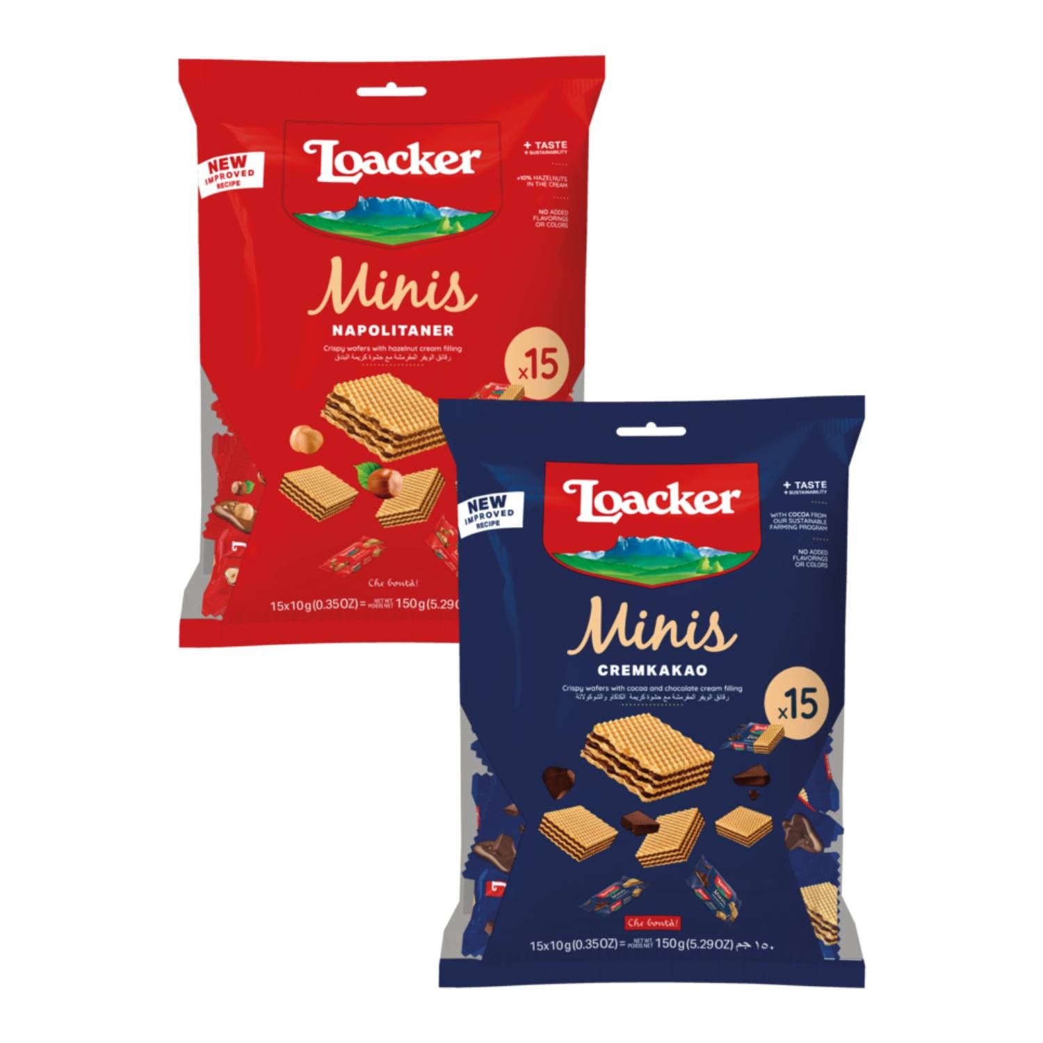 Buy Loacker Minis Napolitainer 150 g x 2 Pcs Online in UAE | Talabat UAE