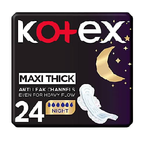Buy Kotex Maxi Night Time Sanitary Pads, 24 Pieces Online in Bahrain ...
