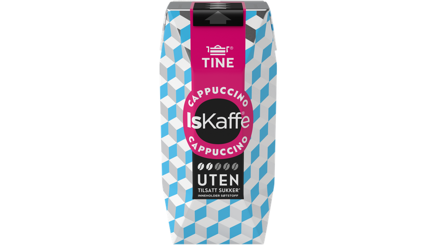 TINE IsKaffe Cappuccino u/Tilsatt Sukker | 330ml - foodora.no